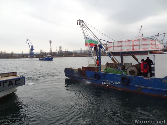 Варненски рибари акостираха демонстративно на Морска гара в знак на